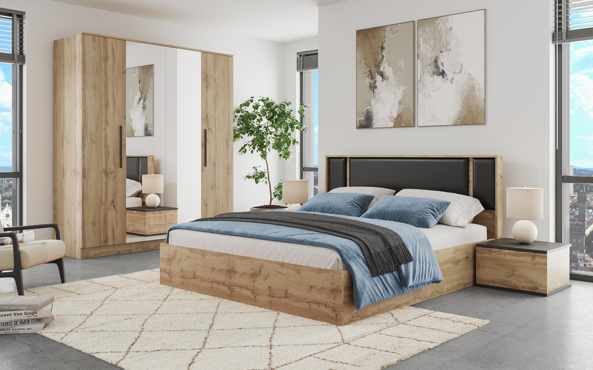 Set dormitor Angelina Wood | Vellea Home